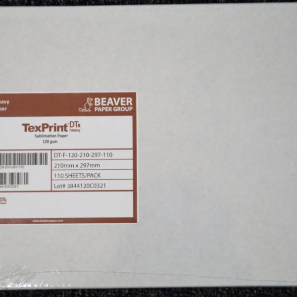 A4 TexPrint DT-R Heavy by Beaver SUBLIMATION PAPER (210mm x 297mm ...