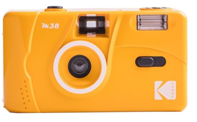 Kodak M38 Re-Usable 35mm Film Camera with Premium Flash (Kodak Yellow ...